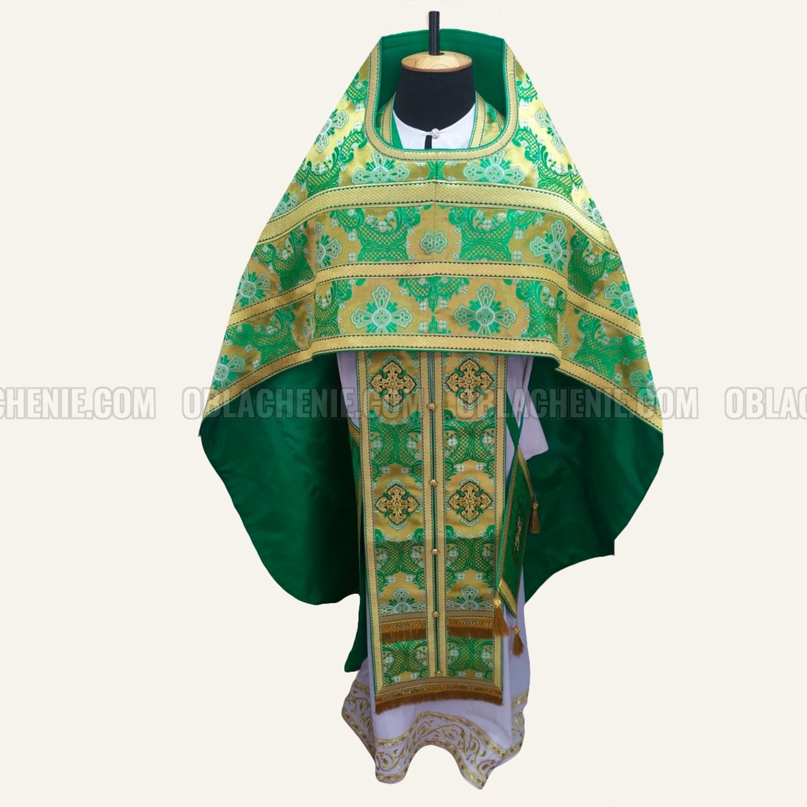 Green Priest Set Vestment. Nonmetallic Lightweight Brocade. - Etsy