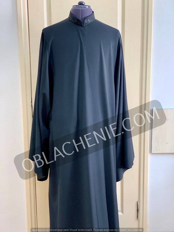 To Order Black Greek Style Robes Greek Style Cassock | Etsy