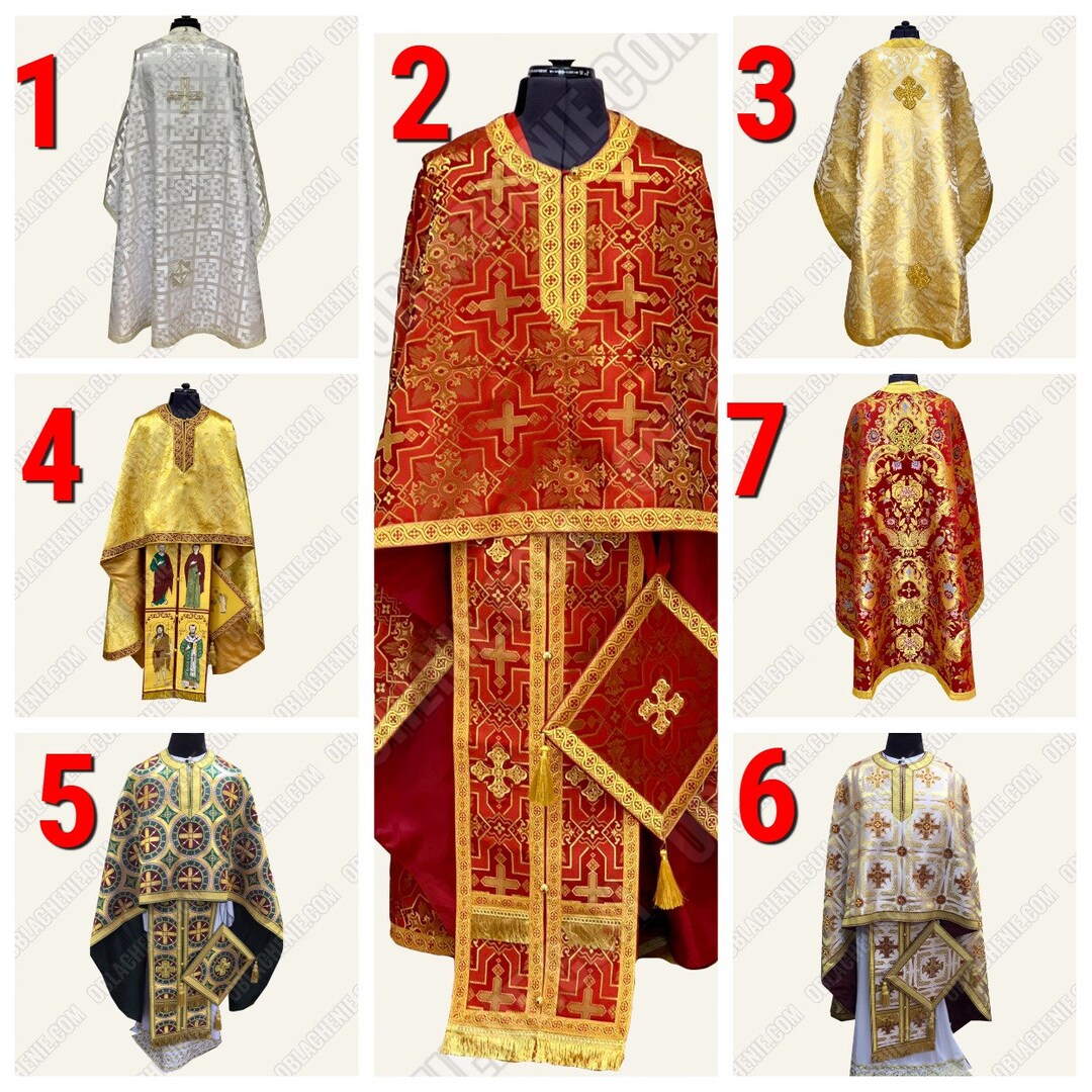 Orthodox Clerical Vestment. Priest Set Vestment. Custom Church ...