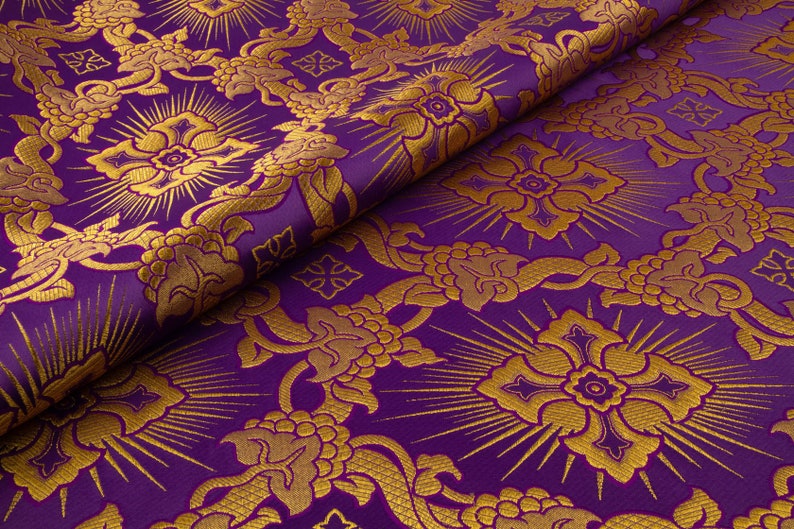 Liturgical Fabric for Church Vestments. Lightweight Metallic - Etsy