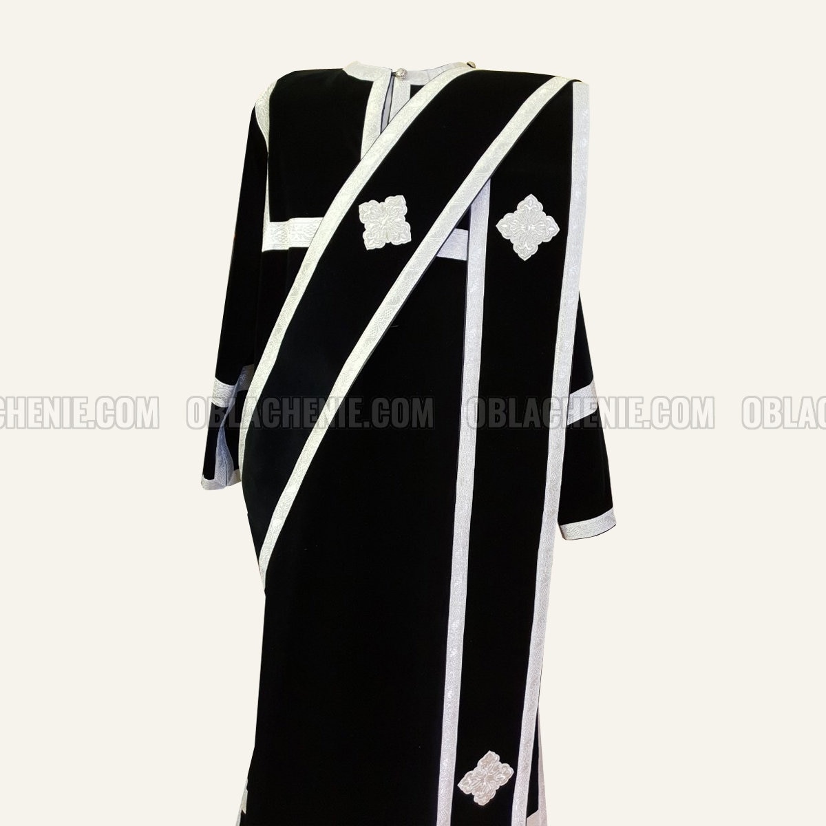 Black Deacons Vestment. Deacon Set Vestment. Velvet. Custom - Etsy