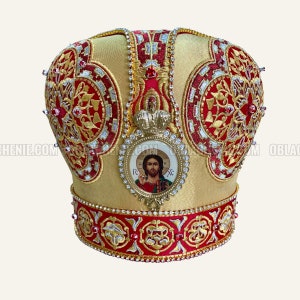 Miters. Head Dresses. Gold Brocade . Exclusive Design. - Etsy