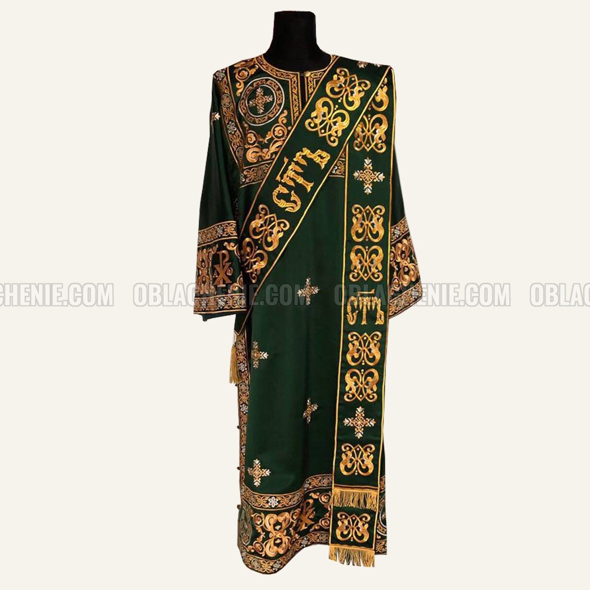 Green Deacons Vestment. Deacon Set Vestment. Machine - Etsy