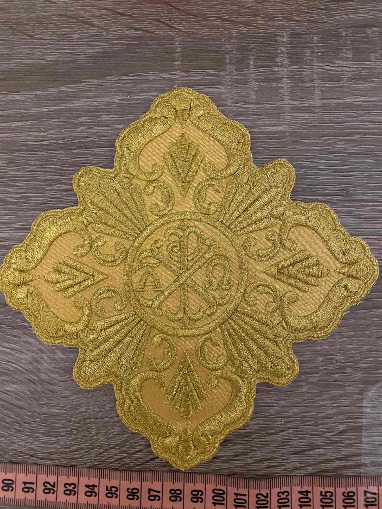 Liturgical Cross Applique. Machine Embroidery. Vestment - Etsy