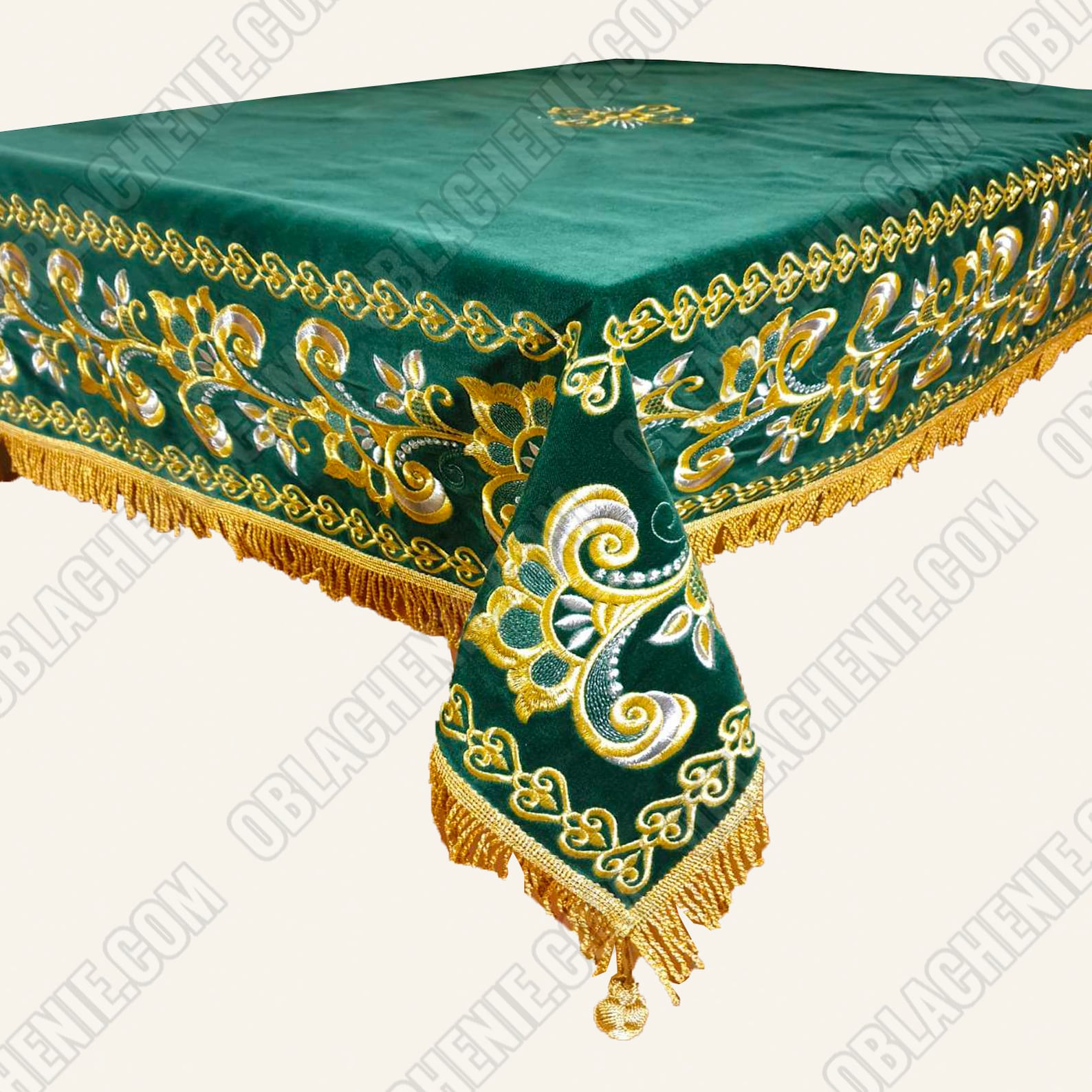 Altar Embroidered Vestments. Blue Velvet and Exclusive Embroidery. All ...