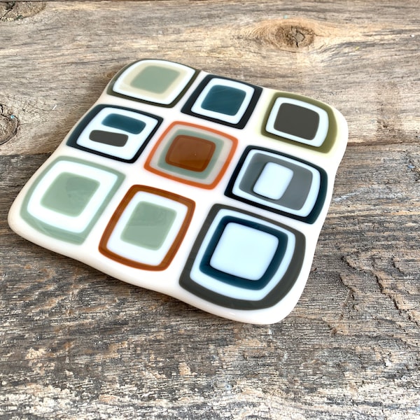 Fused Glass Trivet - Etsy