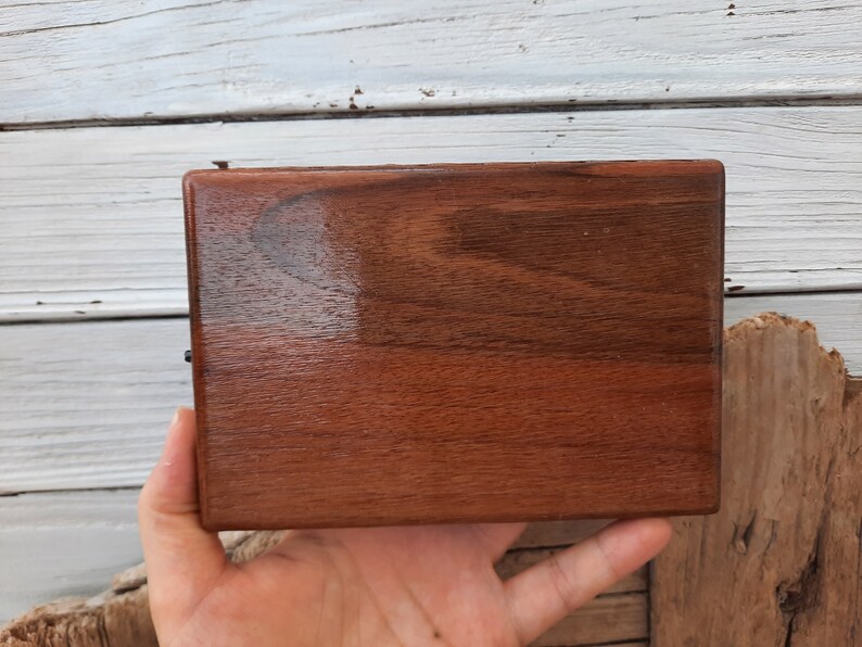 Vintage Hand Carved Wooden Cigarette Box Dispenser / Old - Etsy