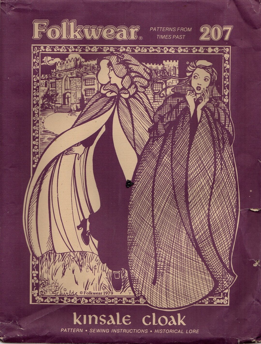 Folkwear 207 Kinsale Cloak Pattern Women's and Men's - Etsy