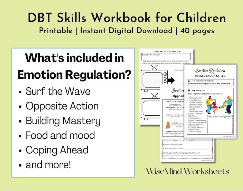 DBT Skills, Social Emotional Regulation and Mental Health Counselling ...