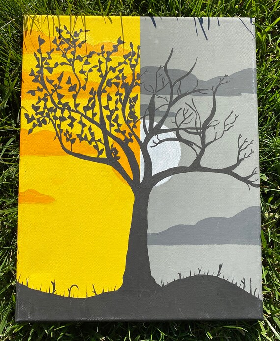 Tree Night Day Morning