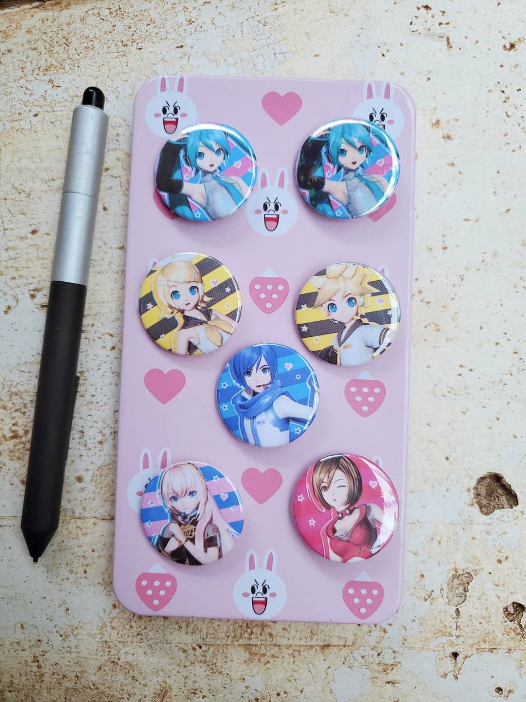 VPD Idol Anime Manga Inspired Pinback Buttons - Etsy