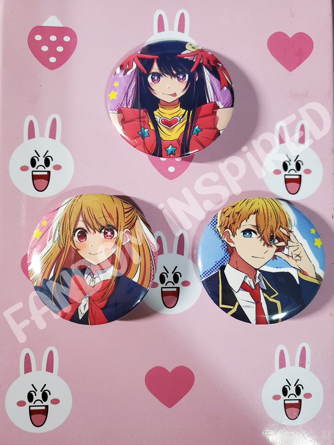 ONK Anime Manga Inspired Pinback Buttons - Etsy
