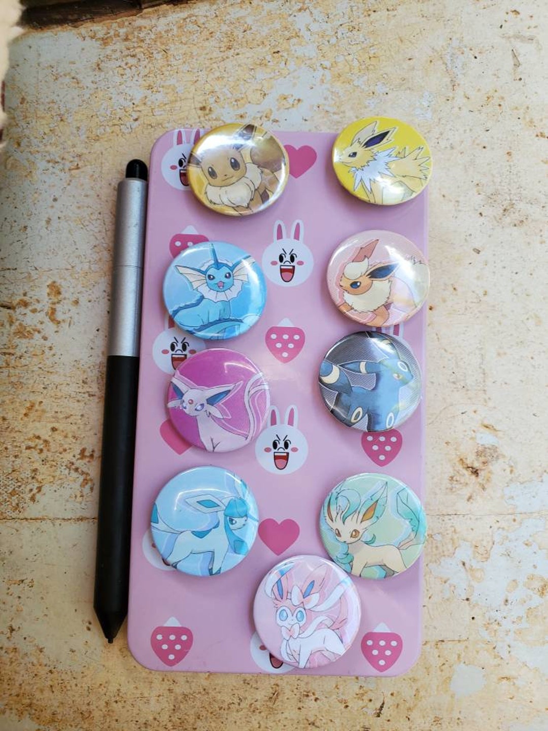 Eeveelutions Inspired Pinback Buttons - Etsy