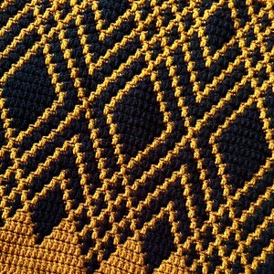 Deco Diamonds - Crochet Pattern - Etsy