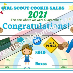 Girl Scout Daisy Cookie Award 2021 - Etsy
