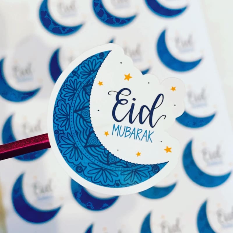 Eid Mubarak Stickers Sheet - Etsy