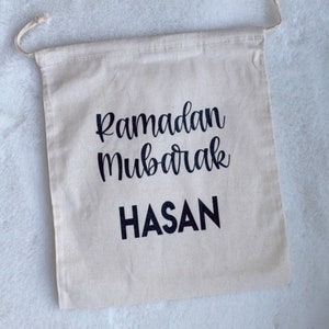 Ramadan Mubarak Bags / Personalized Ramadan Mubarak Bags - Etsy