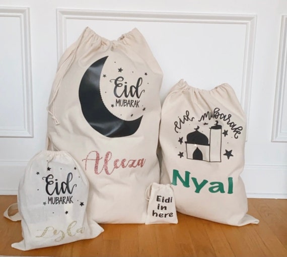 Eid Drawstring Bags Eid Bags Eid Mubarak Ramadan Eid - Etsy