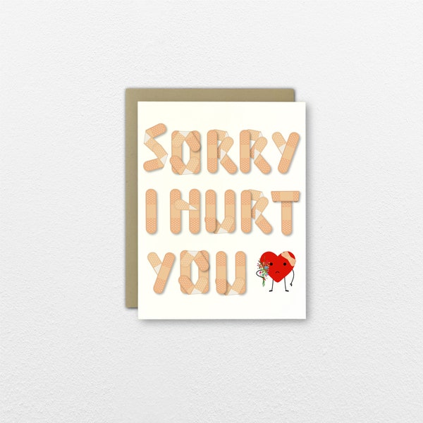 Sorry Card - Etsy