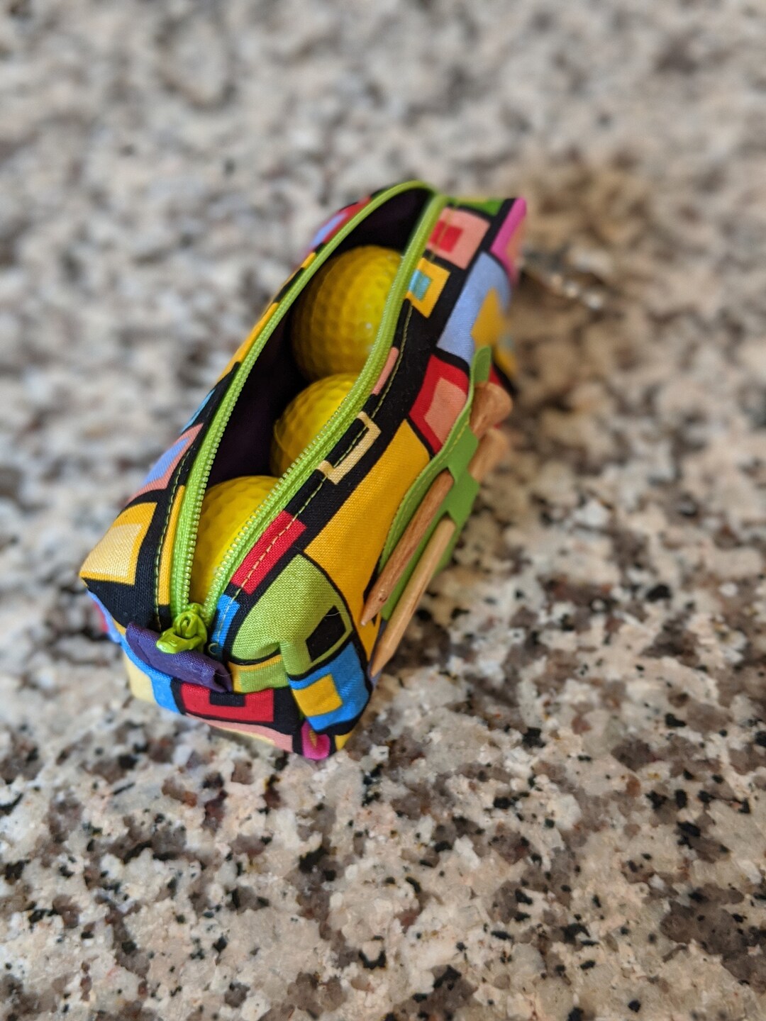 Golf Ball Pouch With Tee Storage Ladies Golf Accessory - Etsy