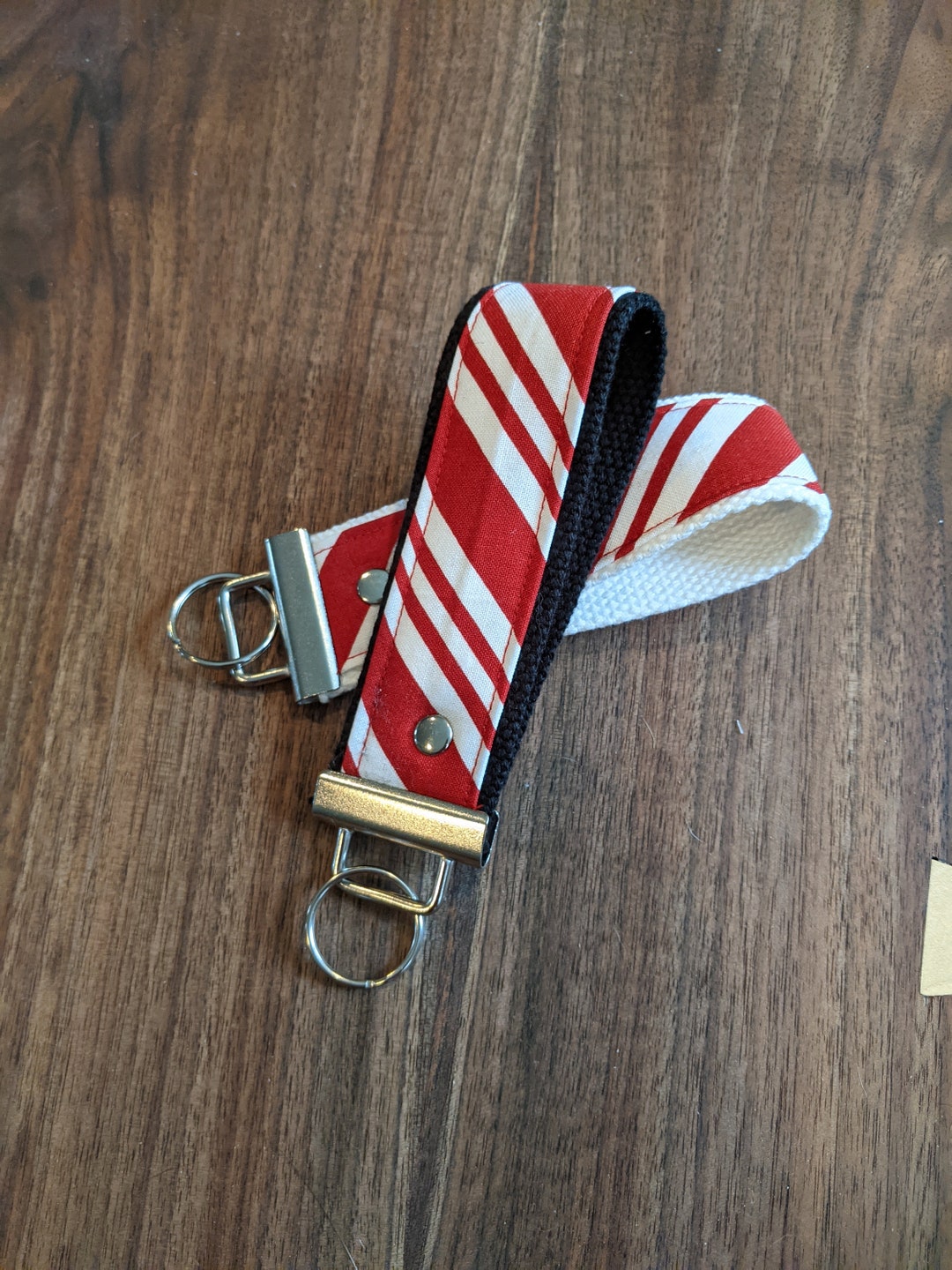 Key Fob Christmas Key Fob Candy Cane Striped Key Fob - Etsy Singapore