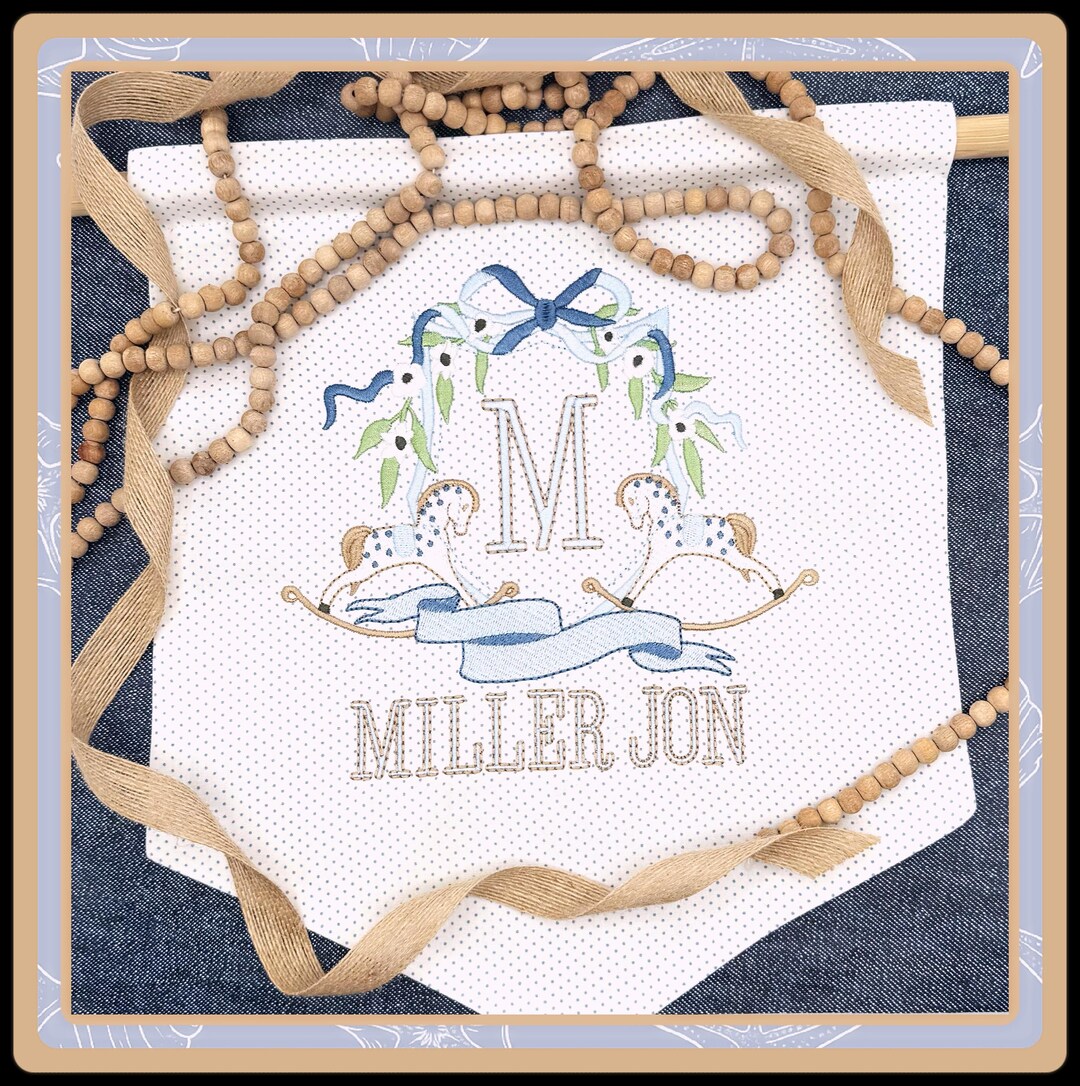 Custom Baby Banner; Welcome Banner - Beautiful, Personalized Rocking ...