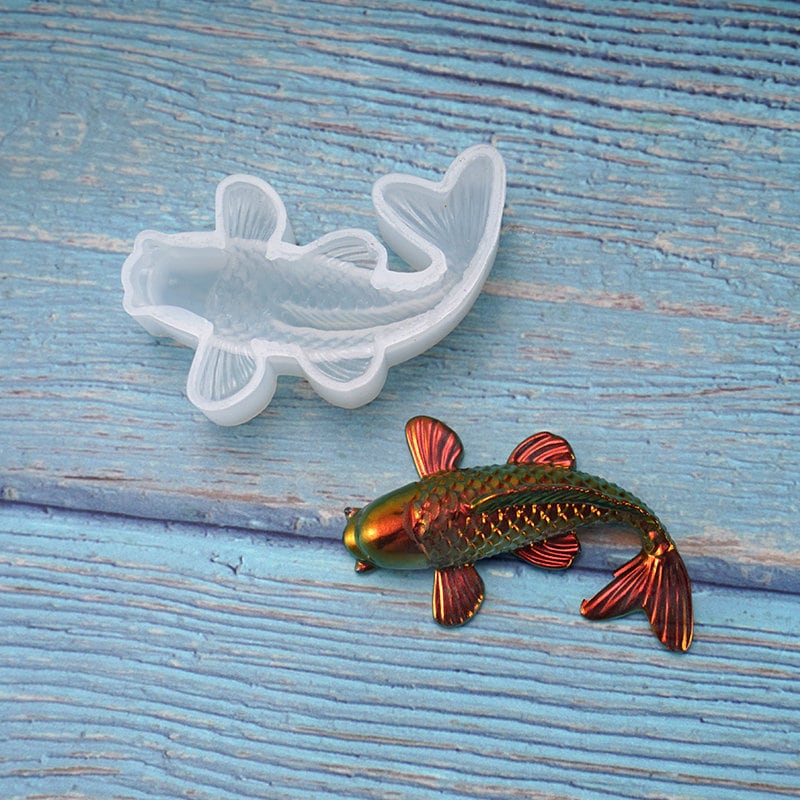 Silicone 3d Koi Fish Molds - Etsy