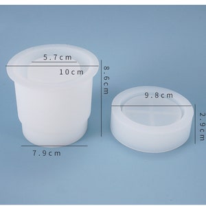 Diy Crystal Drip Plastic Mold Bottle Storage Bottle Storage Tank With a ...