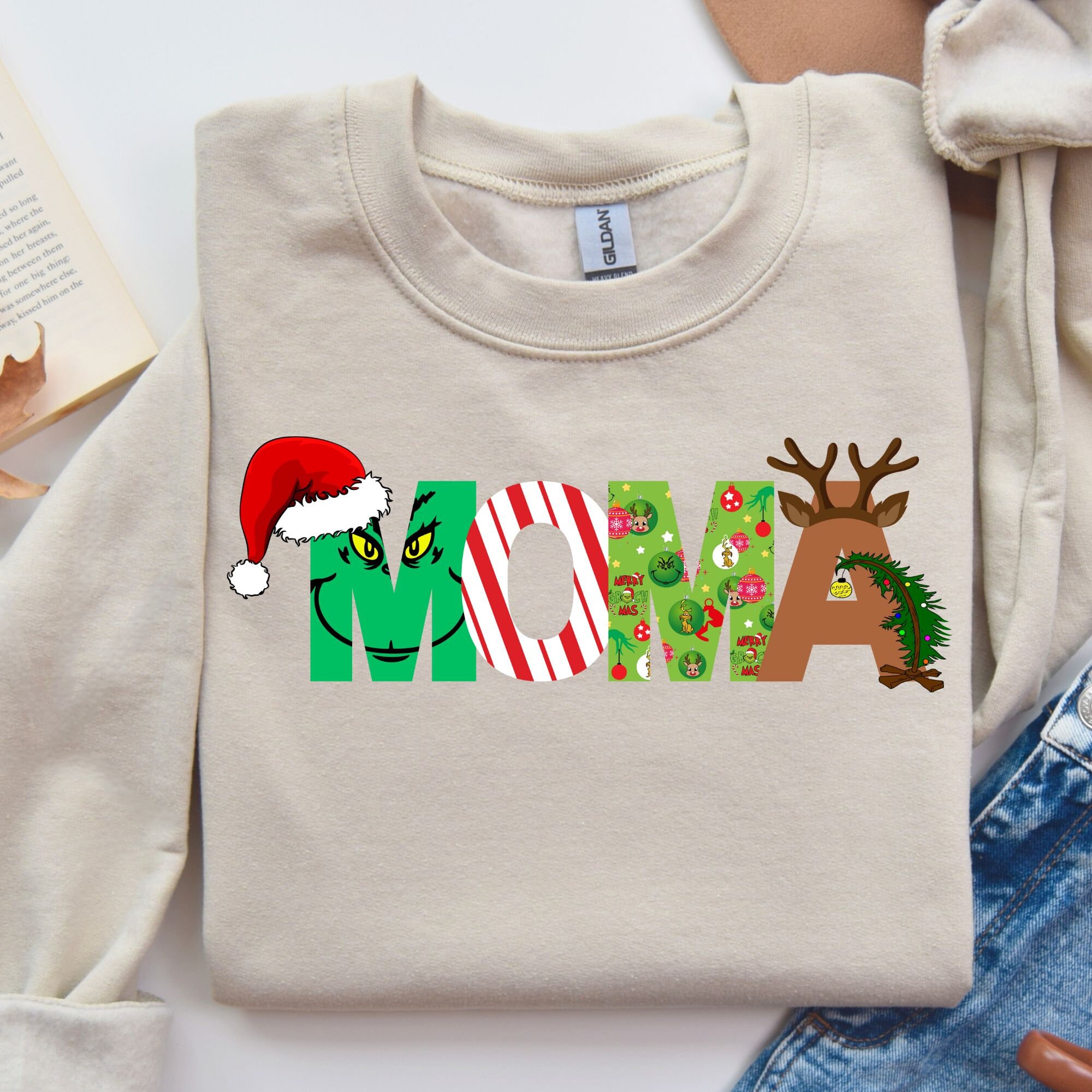Mama Christmas Bundle SVG PNG Moma Png, Mini Png, Dada Sublimation ...