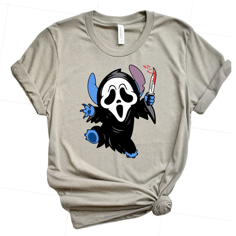Cute Stitch Ghost Face Scream SVG Halloween Kids Adults Craft Ideas - Etsy