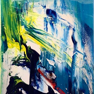 Primary Abstract Painting - Etsy