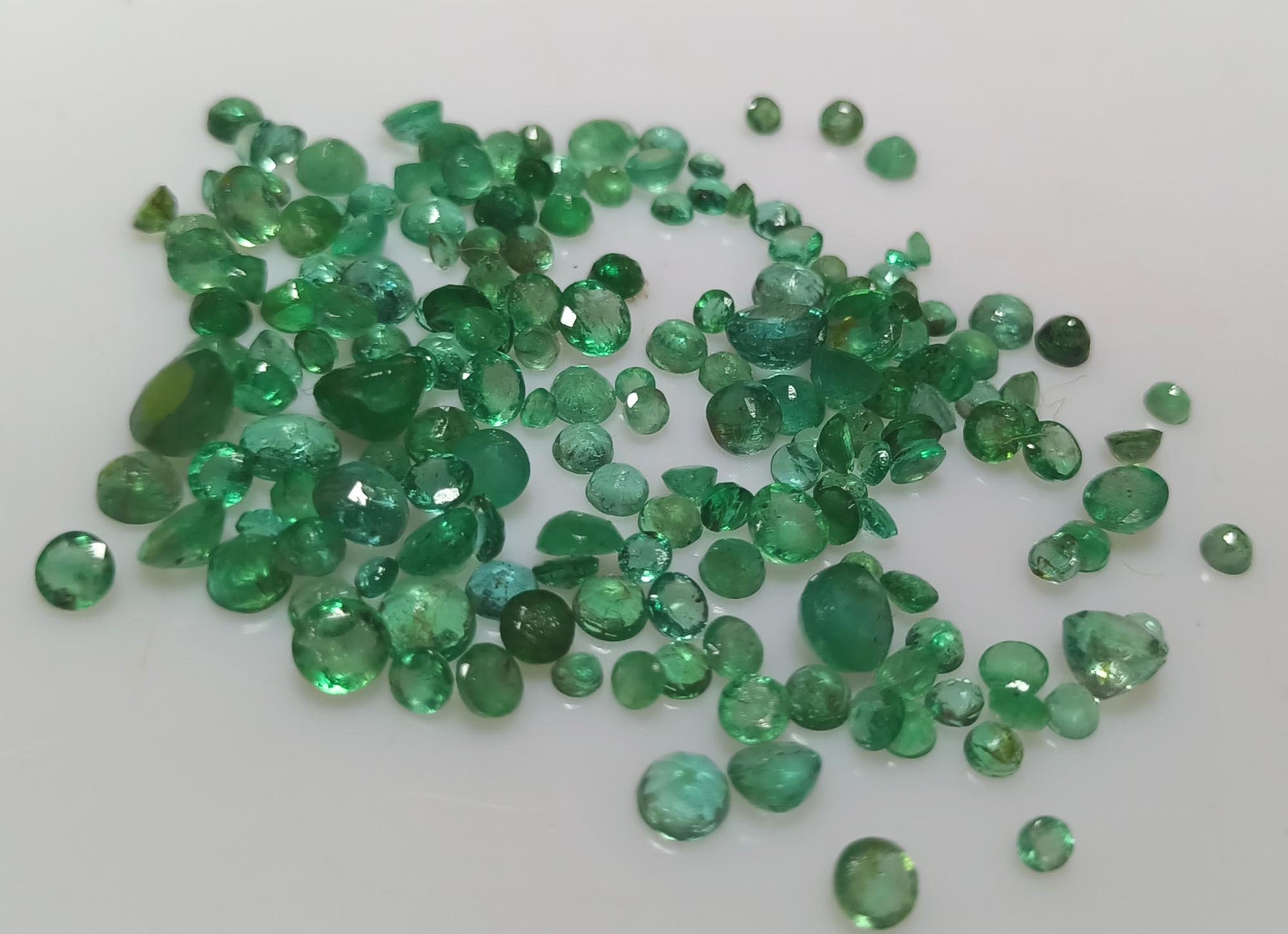 Aaa Quality Natural Emerald Amazing Emerald Round Handmade Etsy