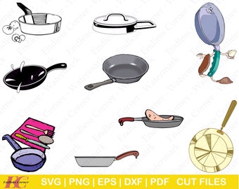 Cast Iron Skillet Svg - Etsy