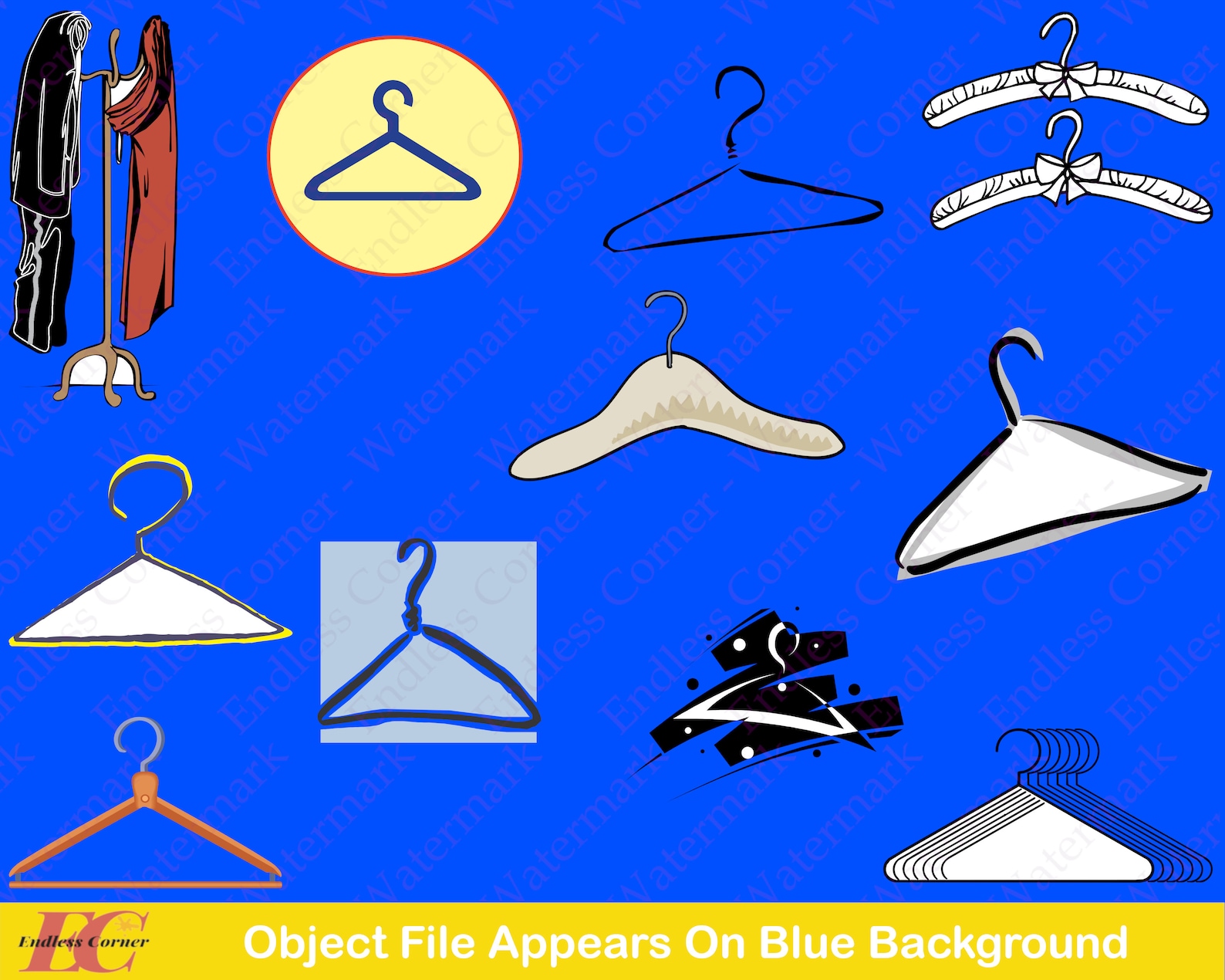 11 Cloth Hanger and Rack SVG Cut File Designs, Digital Drawings Instant ...