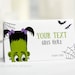 Editable Halloween Party Food Label Template, Monster Party, Instant ...
