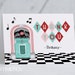 50's Sock Hop Thank You Card, Printable Card, Instant Download, Corjl ...