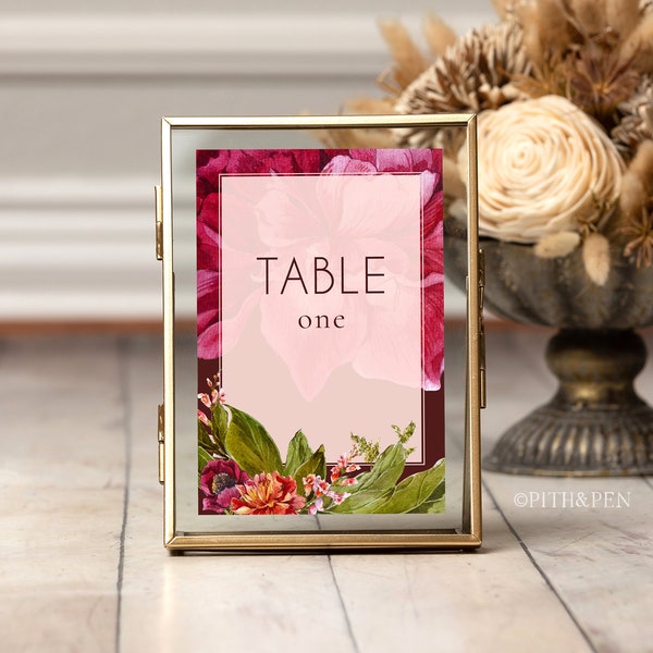 Printable Table Sign - Etsy
