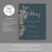 Dusty Rose Wedding Welcome Sign DIY Printable Poster Custom - Etsy