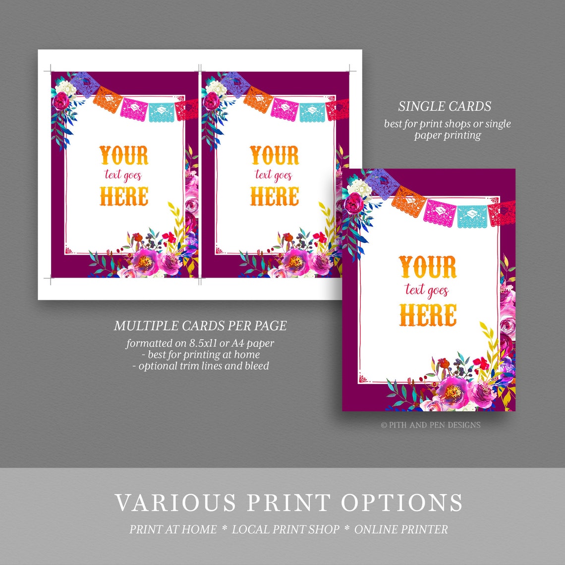 Printable Graduation Fiesta Signs DIY Graduation Party - Etsy