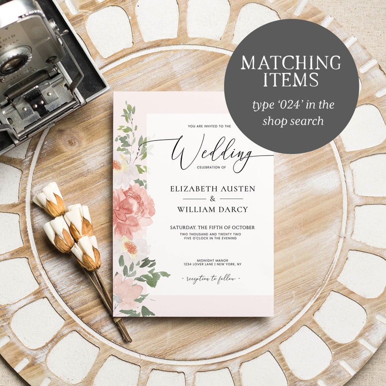 Pink Water Bottle Label Template EDITABLE Water Bottle Label - Etsy