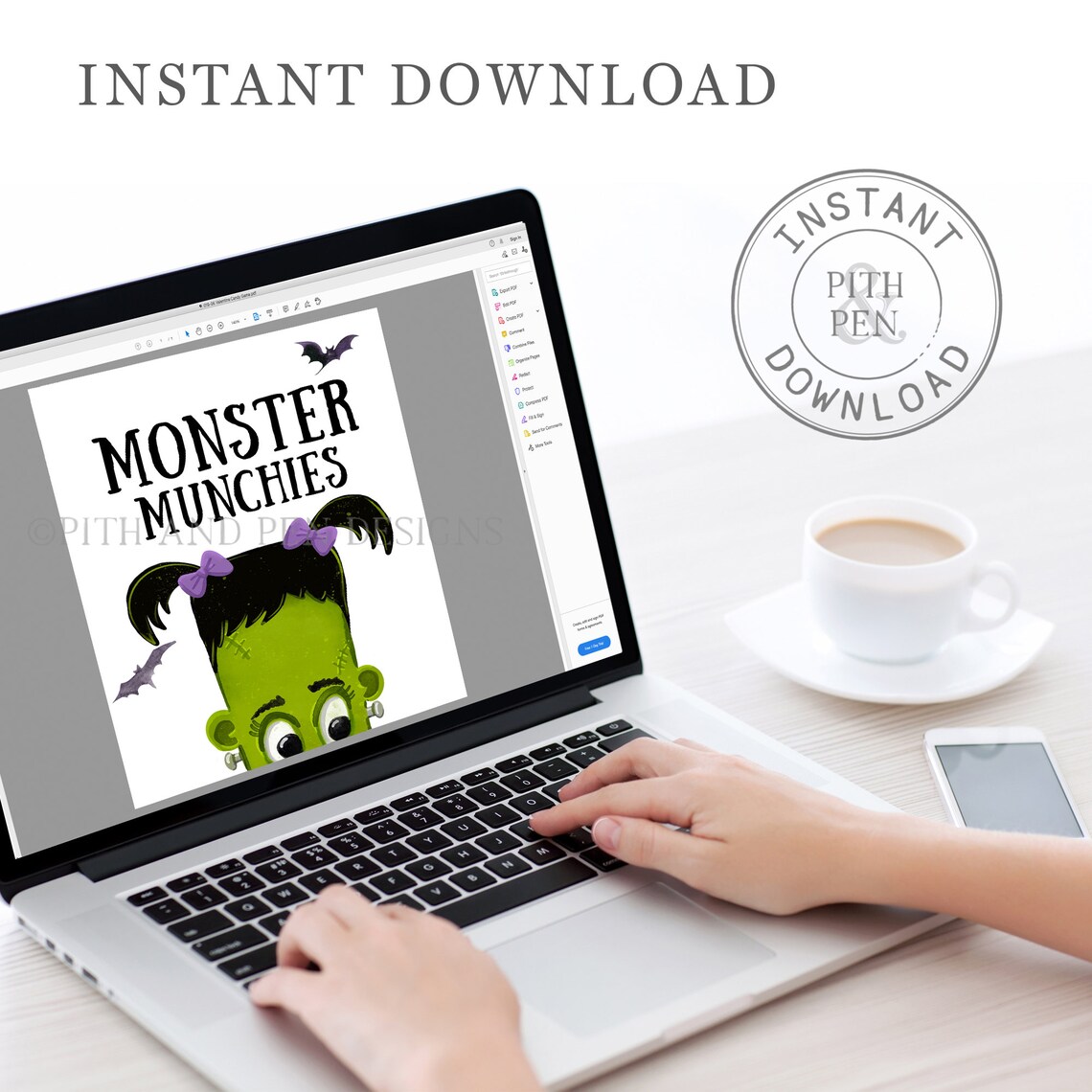Frankenstein Monster Munchies Sign, Monster Birthday Party, Printable ...