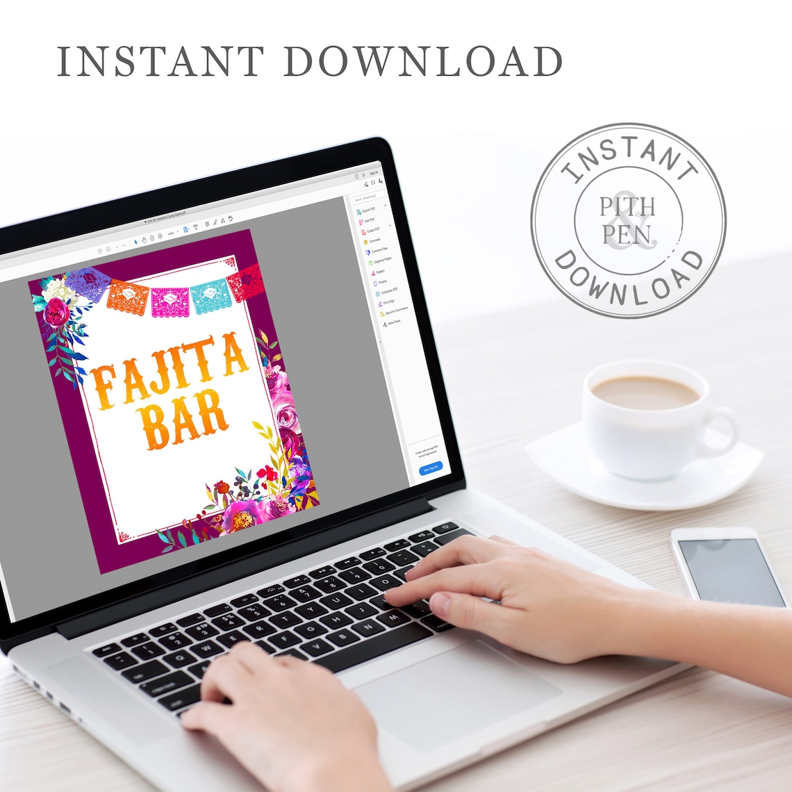 Graduation Fiesta Party Sign Printable Fajita Bar Party Sign - Etsy