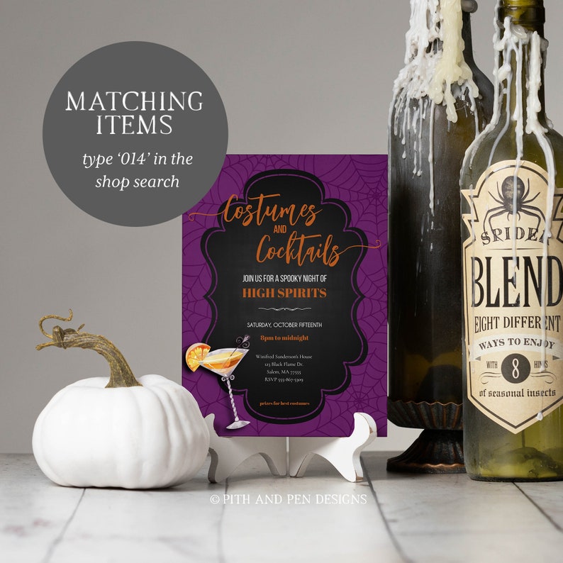 Halloween Party Food Label, Printable Buffet Card, Instant Download ...
