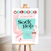 50's Sock Hop Birthday Party Sign Printable Welcome Sign - Etsy