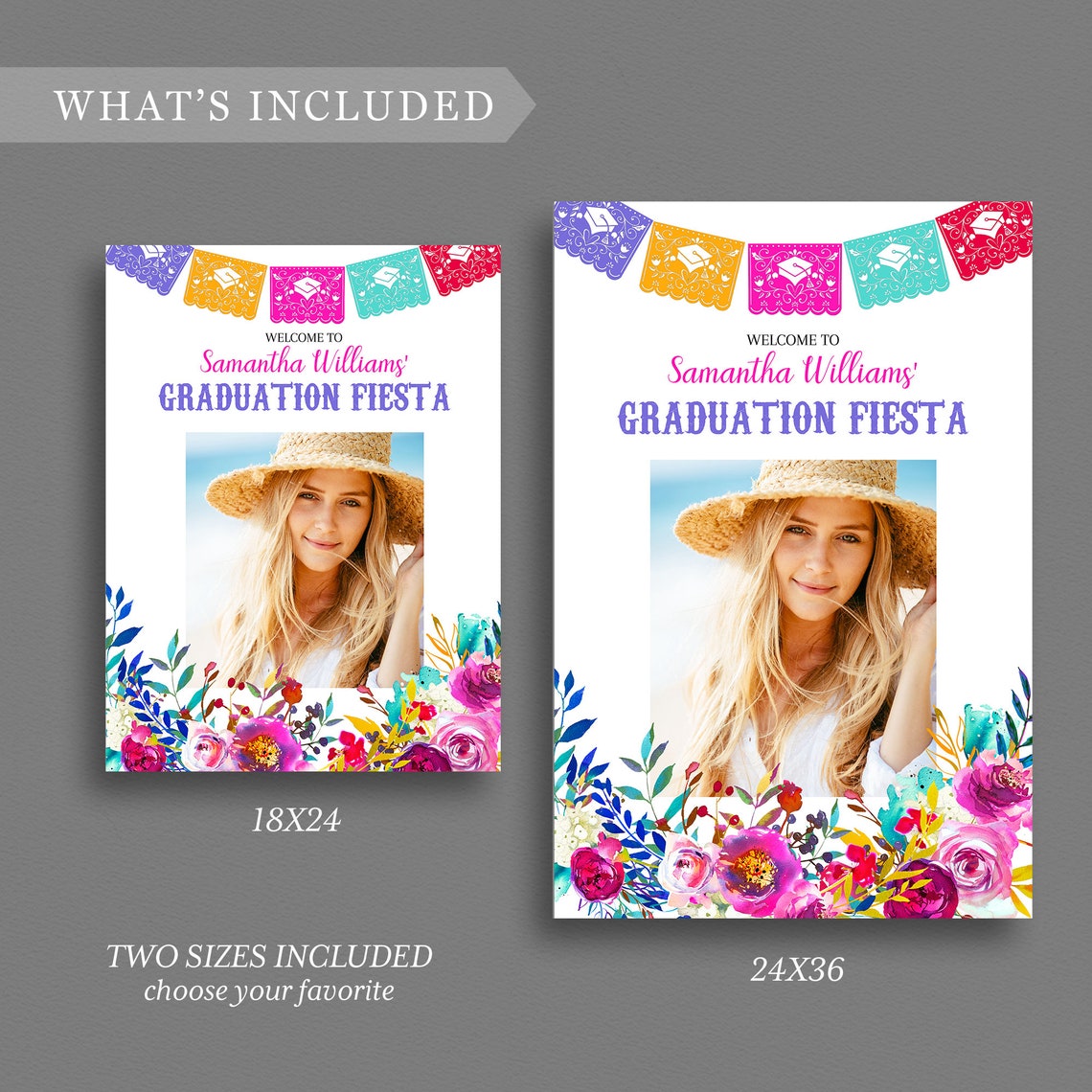 Graduation Fiesta Welcome Sign High School Grad Welcome | Etsy