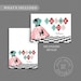 50's Sock Hop Thank You Card, Printable Card, Instant Download, Corjl ...