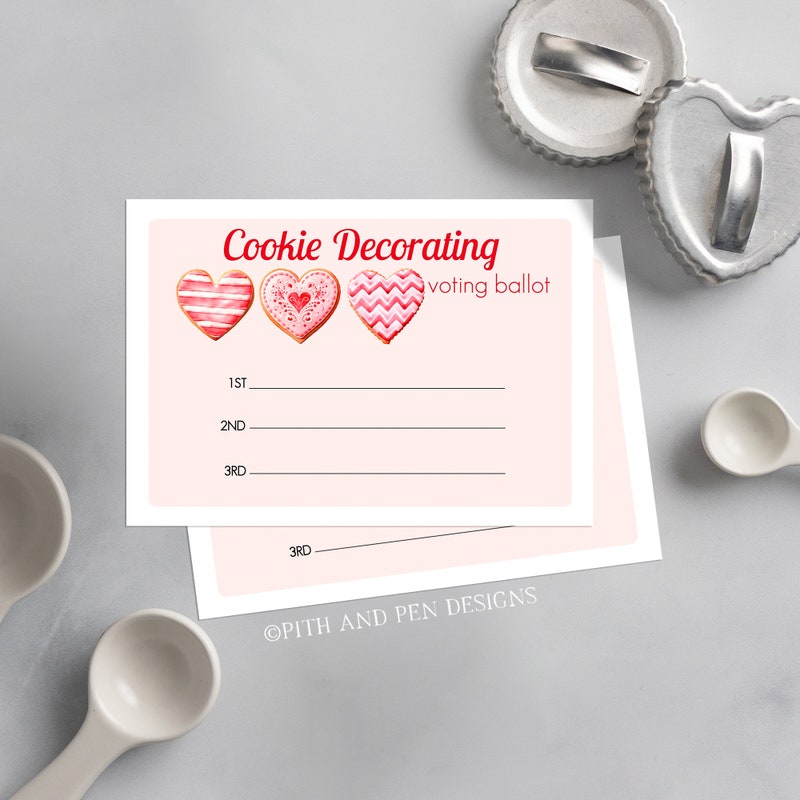 Cookie Voting Ballot - Etsy