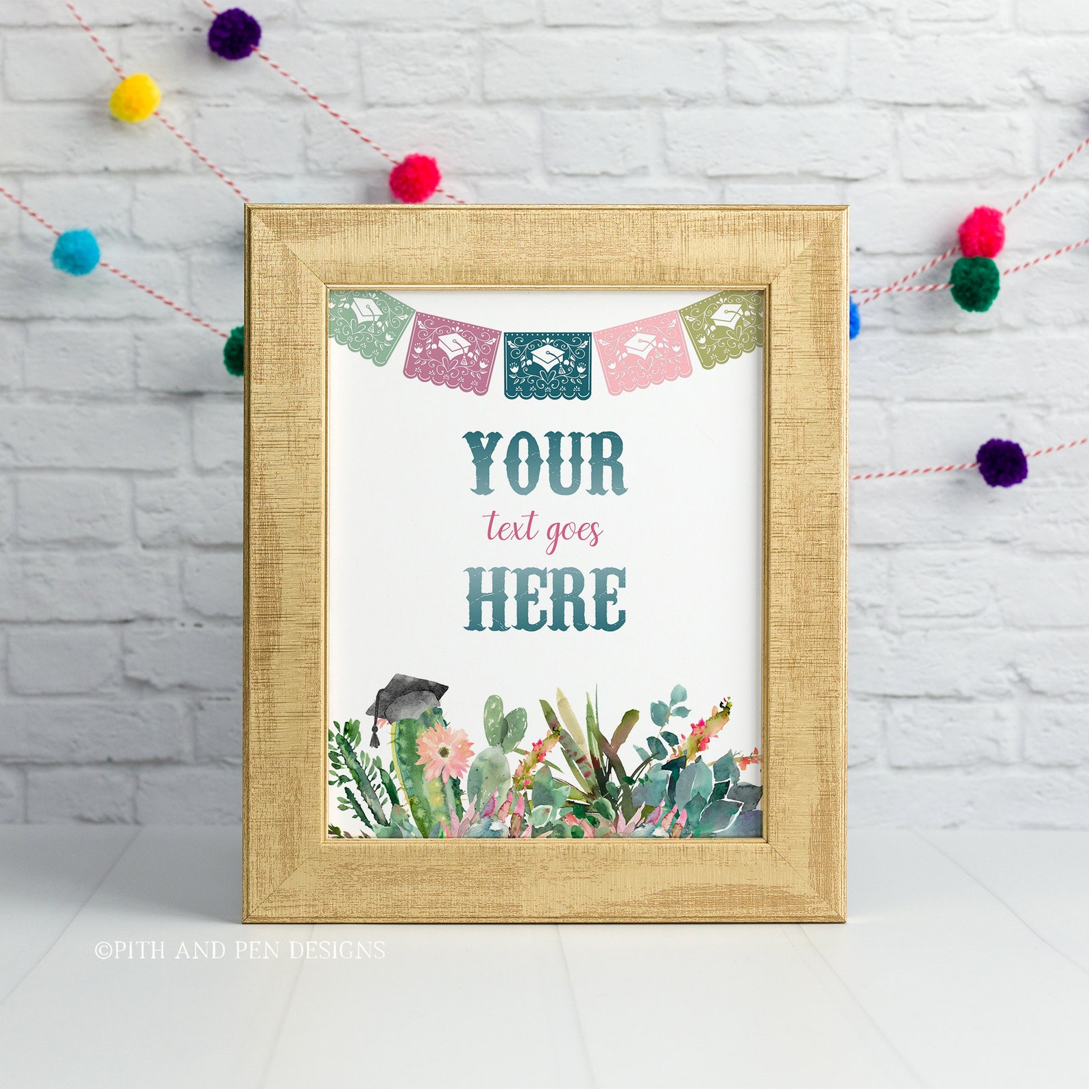 Printable Graduation Fiesta Signs DIY Graduation Party - Etsy