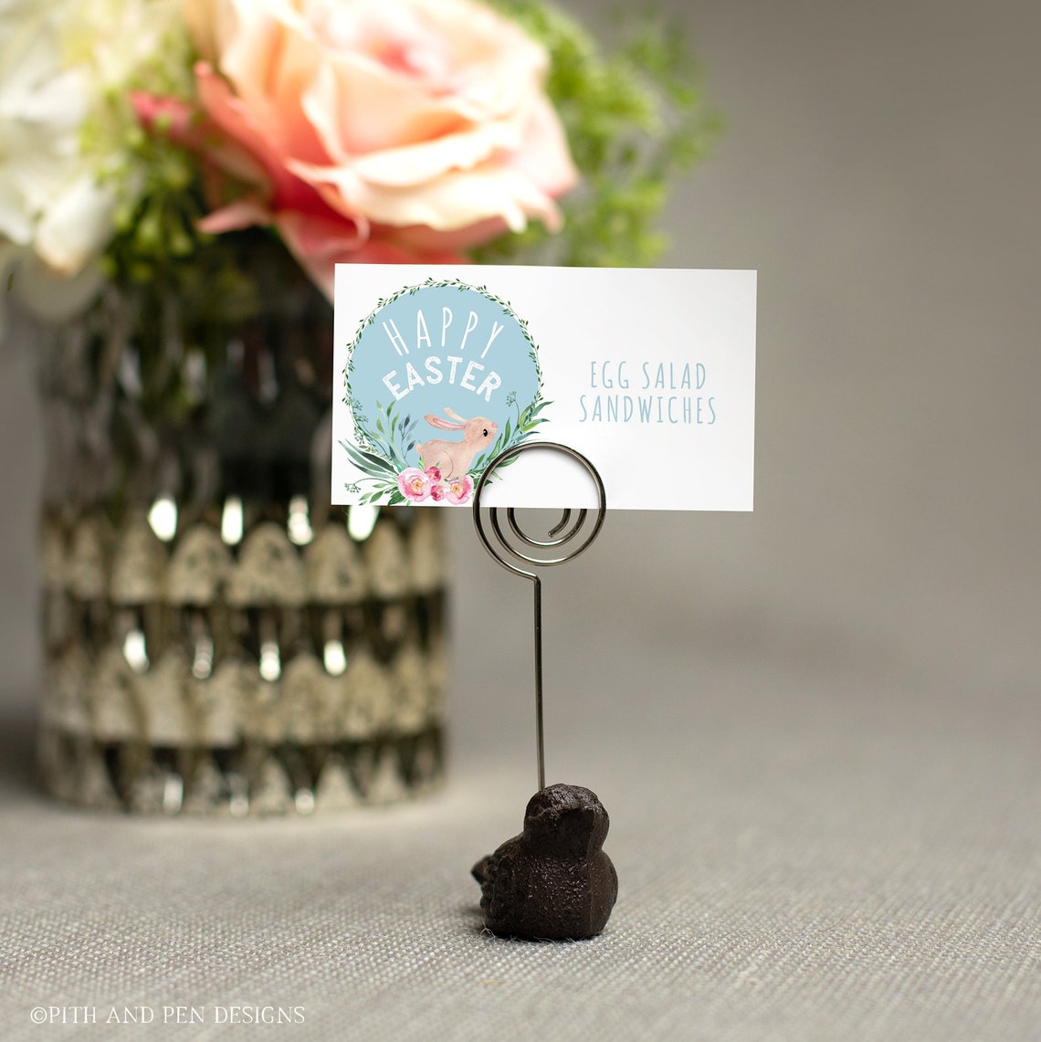 Easter Food Label Cards Printable Name Tags DIY Easter | Etsy