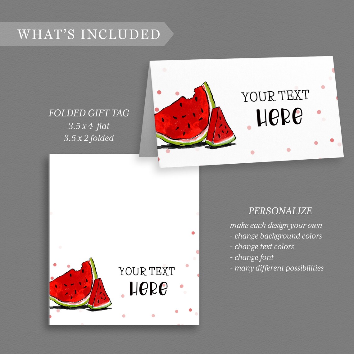 Summer Picnic Food Label EDITABLE Tag DIY Party Printable - Etsy